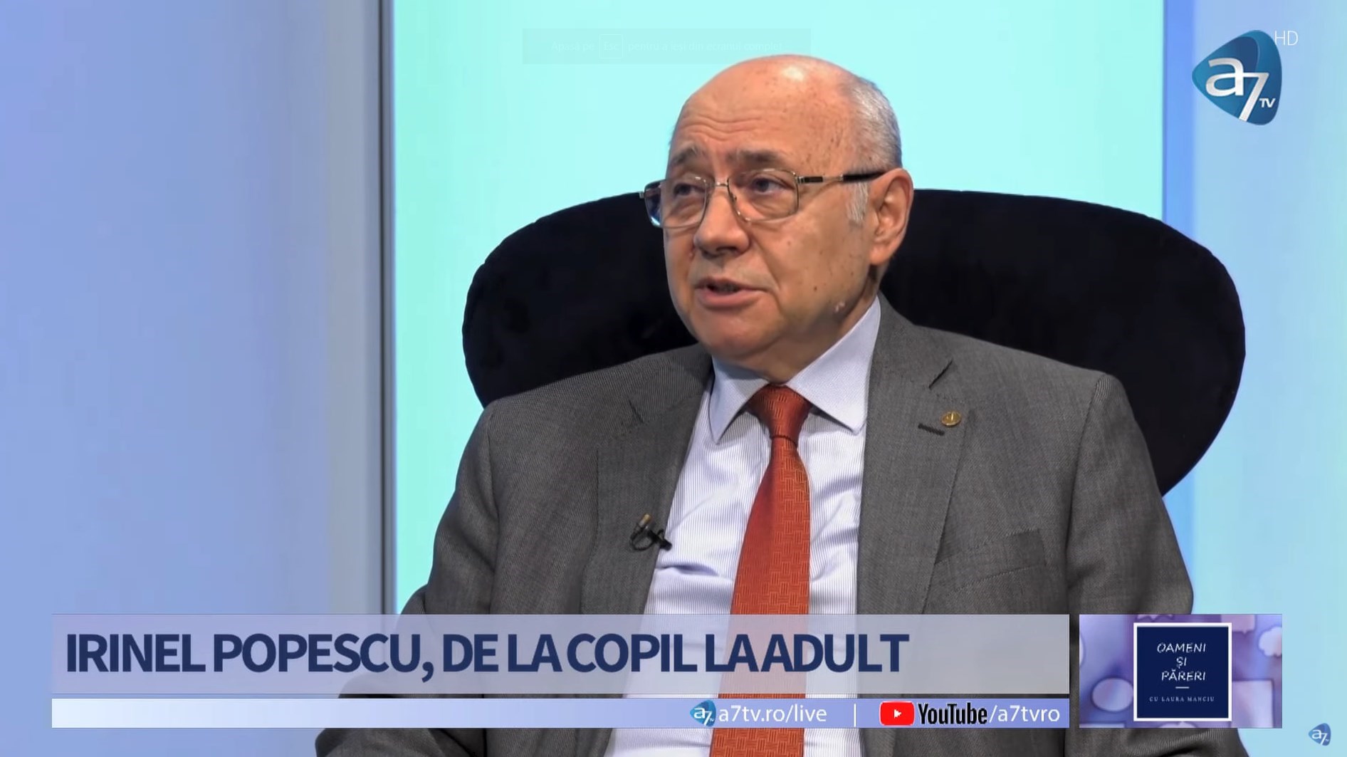 Acad. Prof. Dr. Irinel Popescu, Omul care redă vieți | Oameni și păreri - LIVERTRANS